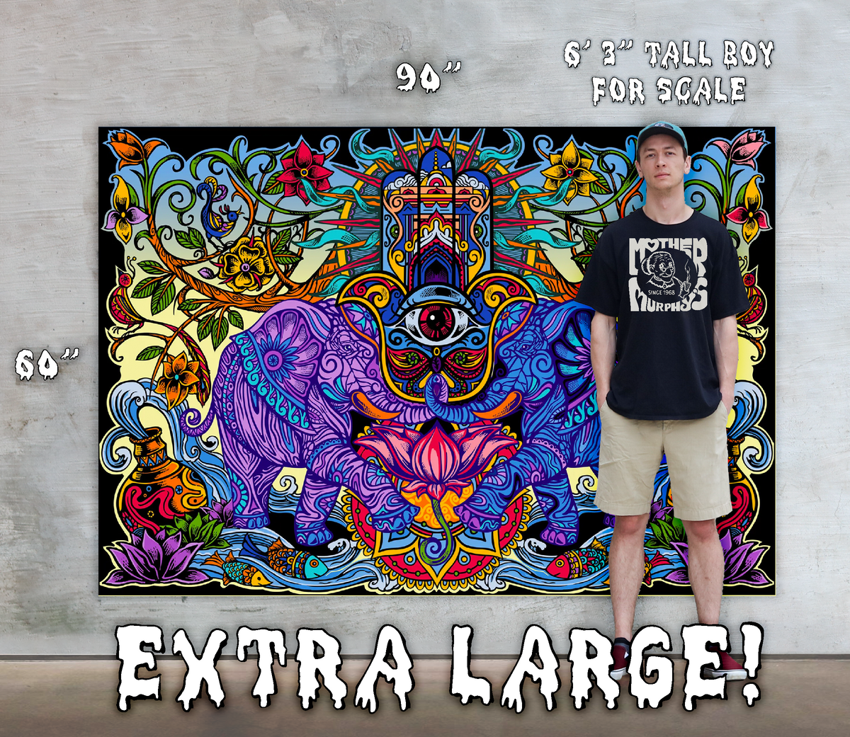 Dreams of Hasma 3D Tapestry – Mother Murphy's
