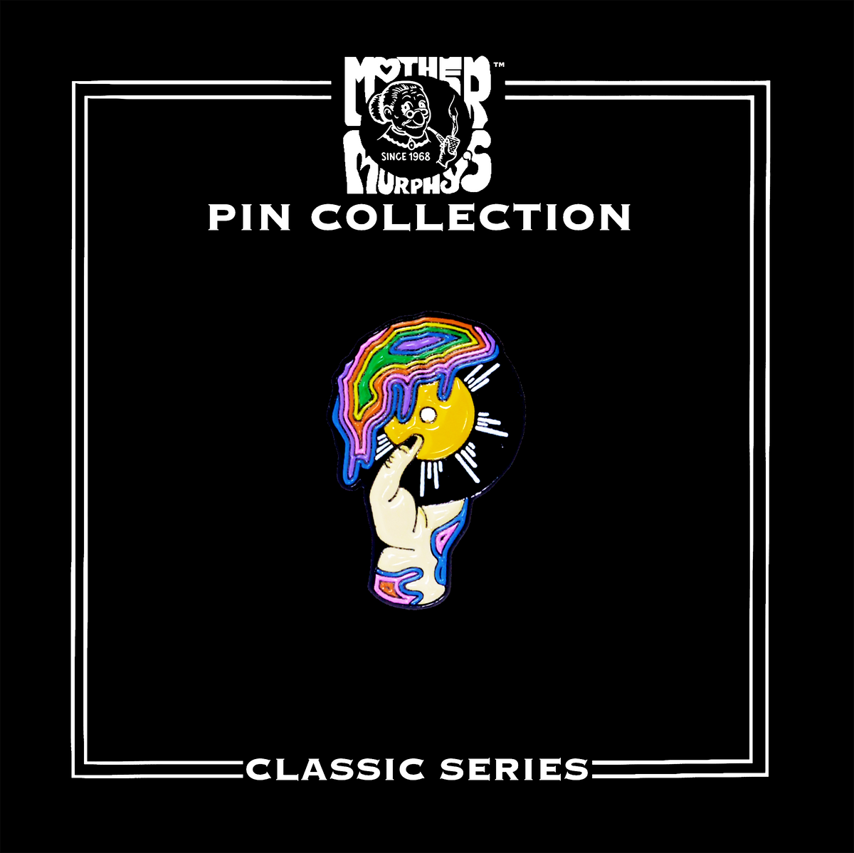 Drippy Trippy Vinyl Enamel Pin – Mother Murphy's